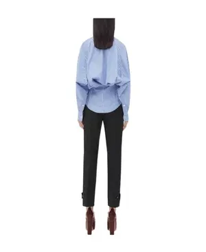 Bottega Veneta Striped Cotton Poplin Shirt