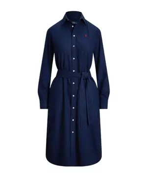 Polo Ralph Lauren Pony Embroidered Midi Dress