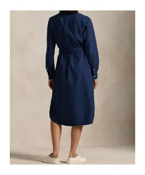 Polo Ralph Lauren Pony Embroidered Midi Dress