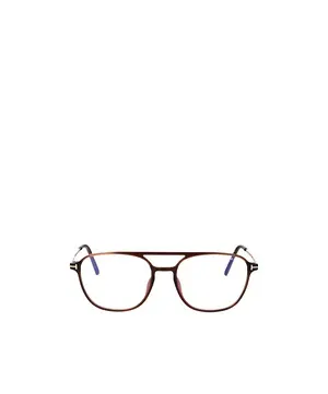TOM FORD Pilot Frame Glasses - Brown