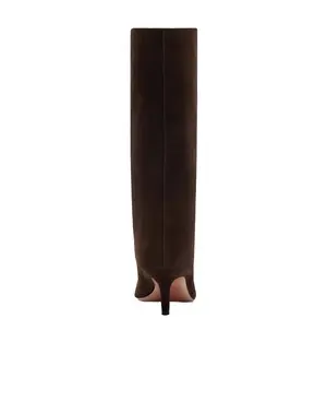 Amina Muaddi Pointed Short Boots