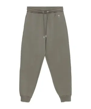 AMI Paris De Coeur Drawstring Track Pants - Gray