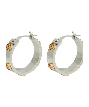 Tory Burch Simple Earrings - Silver