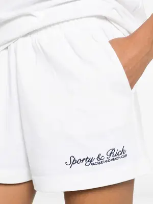 SPORTY  RICH Elastic-waist Shorts