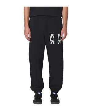 44 LABEL GROUP Logo-print Cotton Track Pants - Black
