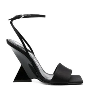 Attico Open-toe Calf Leather Heels