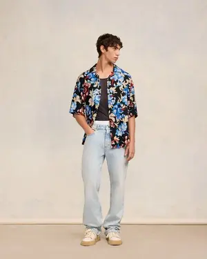 AMI Paris Short-sleeve Boxy Shirt