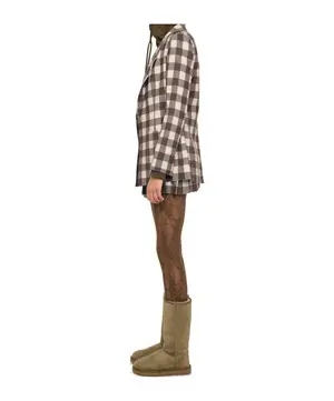 Norma Kamali Checked Single-breasted Blazer
