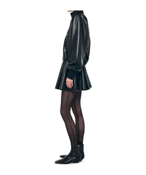 Norma Kamali Cropped Bomber Jacket