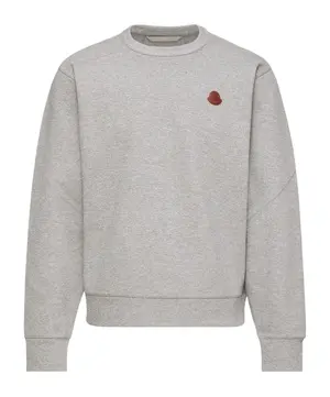 Moncler Logo Patch Sweatshirt - Grey
