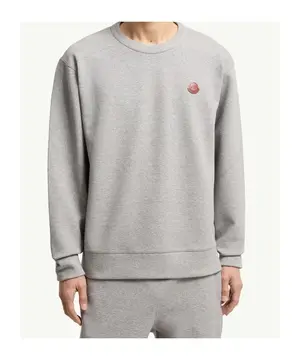Moncler Logo Patch Sweatshirt - Grey