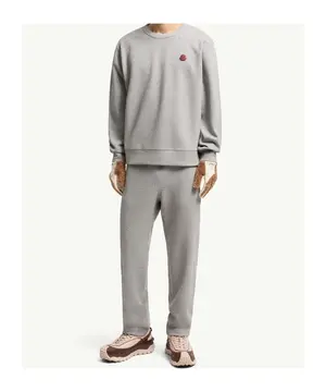 Moncler Logo Patch Sweatshirt - Grey