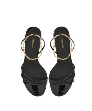 FERRAGAMO Ankle Chain High-heeled Sandals
