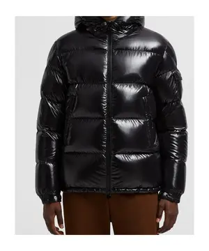 Moncler Ecrins Short Down Jacket - Black