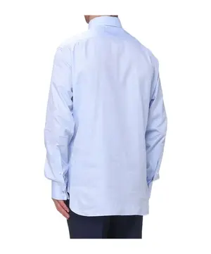 Zegna Point-collar Shirt - Blue