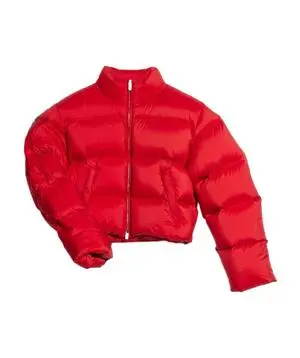 Gucci Padded Cropped Jacket - Red