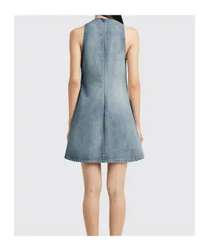 COURREGES Courrèges Heritage Sleeveless Denim Dress