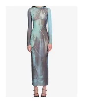 JEAN PAUL GAULTIER The Long Water Dress - Gray