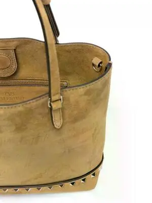 Valentino Garavani Rockstud Suede Tote Bag