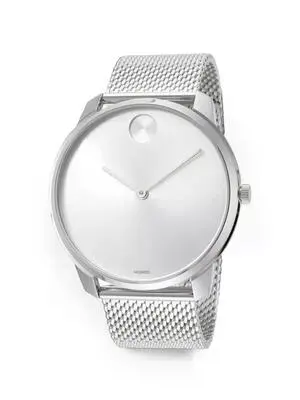 Movado Bold Mesh-strap 40mm Watch - Silver