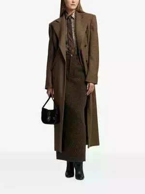 Ralph Lauren Affton Double-breasted Houndstooth Coat