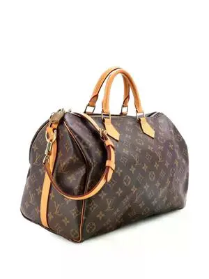 LOUIS VUITTON Speedy Bandouliere Bag Monogram Canvas 35 Satchel