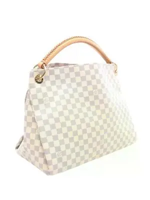 LOUIS VUITTON 2011 Damier Azur Artsy Mm Hobo Bag - White