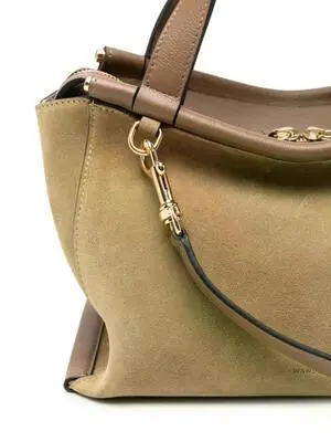 WANDLER Suede Leather Shoulder Bag - Neutrals