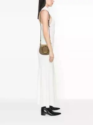 Chloé 2018 Small Leather Nile Bracelet Satchel - Grey