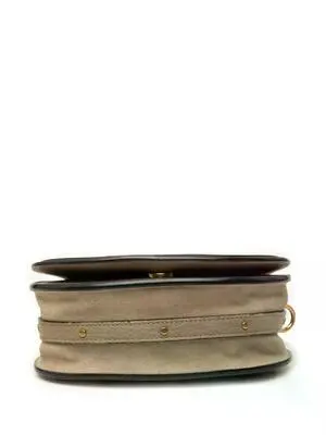 Chloé 2018 Small Leather Nile Bracelet Satchel - Grey