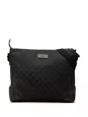 Gucci 2000-2015 Gg Canvas Joy Messenger Bag Crossbody Bag - Black