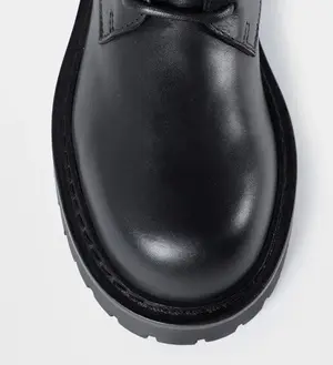 ANN DEMEULEMEESTER Round Toe Lace-up Boots