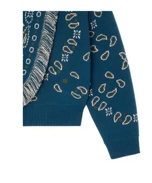 Alanui Bandana Jacquard Cardigen-bomber