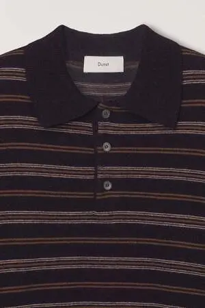 DUNST Striped Polo Shirt