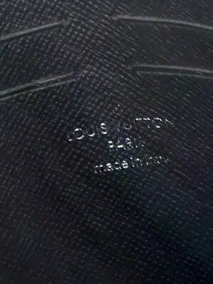 LOUIS VUITTON Pochette Voyage Reverse Monogram Eclipse Canvas Mm Clutch Bag