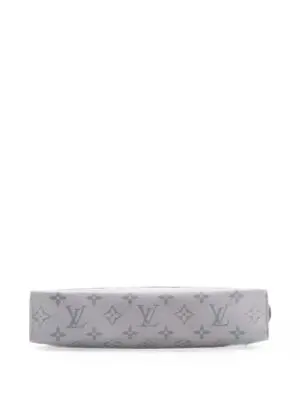 LOUIS VUITTON Pochette Voyage Reverse Monogram Eclipse Canvas Mm Clutch Bag - Black