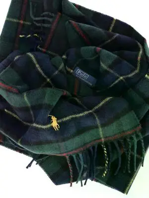 Polo Ralph Lauren Tartan Wool-cashmere Scarf