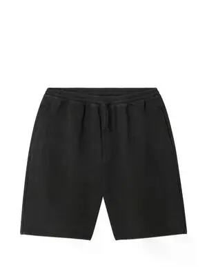 American Vintage Afaz Drawstring Cotton Shorts - Black