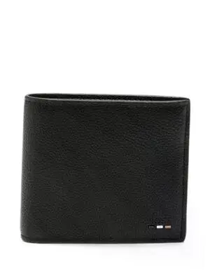 BOSS Grained Bifold Wallet - Black