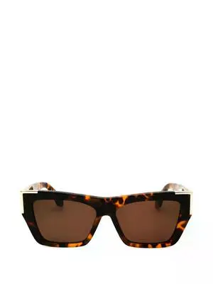 Palm Angels Hollywood Square-frame Sunglasses - Brown