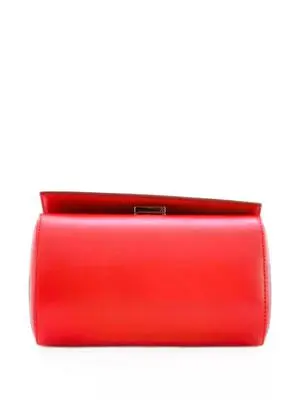 Givenchy Logo Strap Pandora Box Bag Leather Mini Crossbody Bag - Red