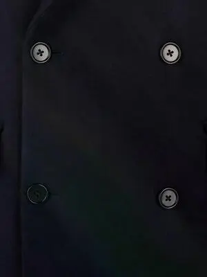 SALON C. LUNDMAN Peak-lapel Double-breasted Coat