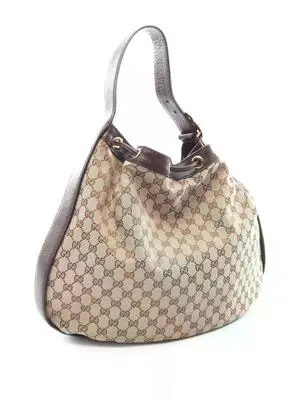 Gucci 2000-2015 Gg Canvas Interlocking Icon Drawstring Hobo Bag