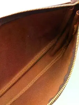 LOUIS VUITTON 1999 Monogram Pochette Accessoires Shoulder Bag - Brown