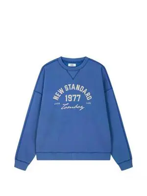 STUDIO TOMBOY New Standard Crew-neck Sweatshirt - Blue