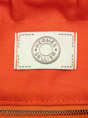 Hermès 2017 Toile Sac De Pansage Grooming Bag Satchel