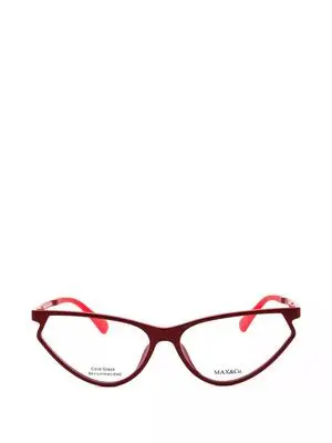 MAX&CO. Cat-eye Frame Glasses - Red