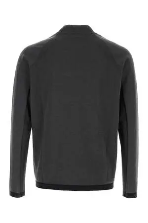 Stone Island Charcoal Wool Blend Sweater