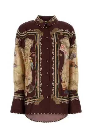 Zimmermann Printed Twill Valiant Shirt - Multicolor