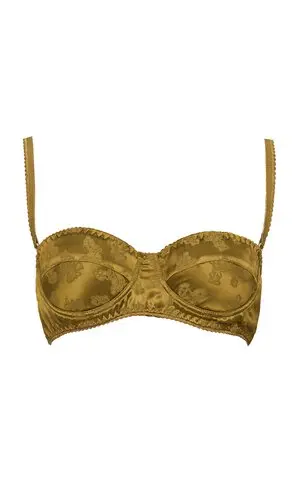 DES_PHEMMES Balconette Bra - Olive